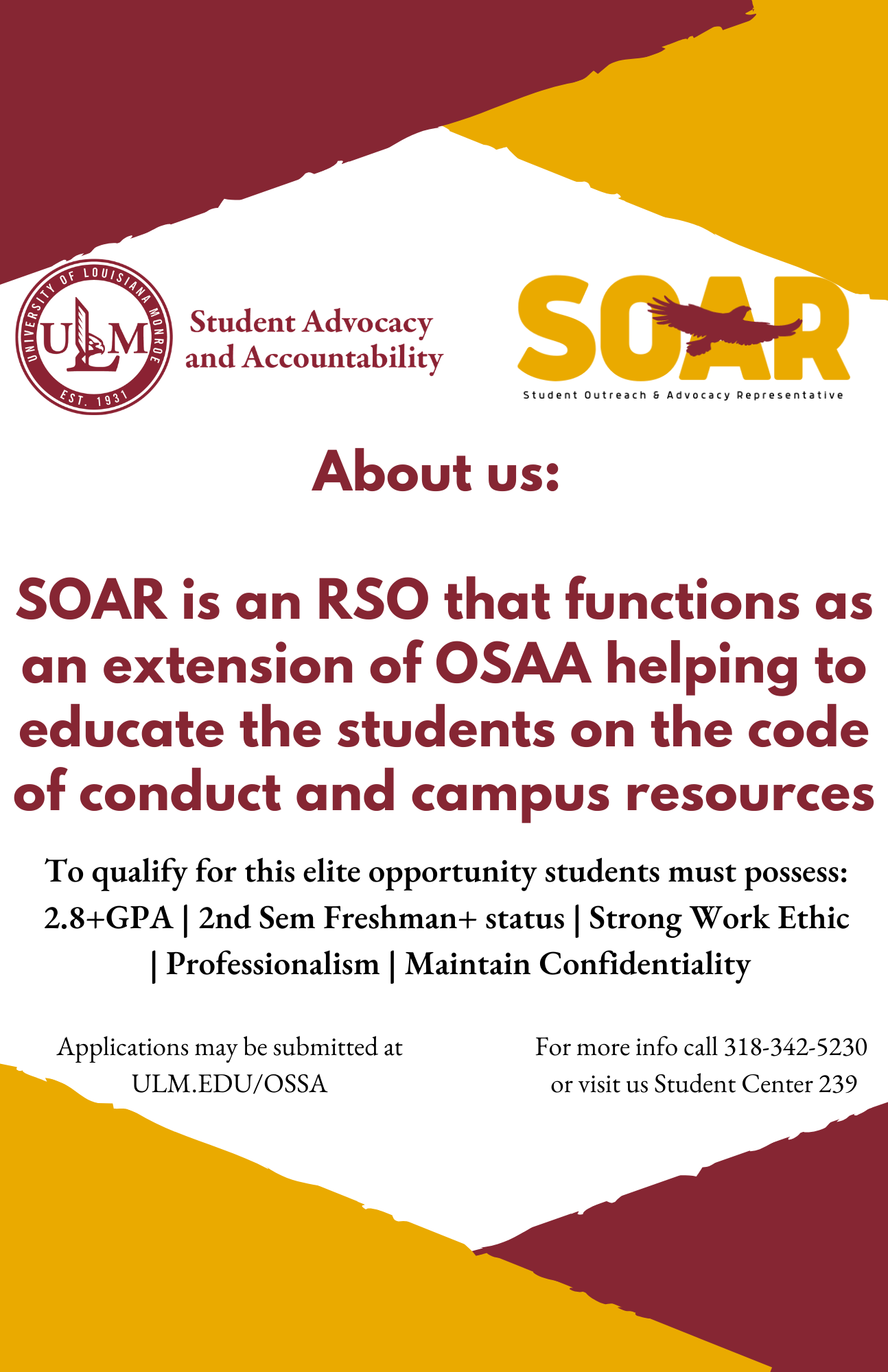 Office of Student Advocacy and Accountability | ULM University of ...